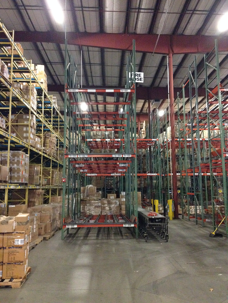 Used Pallet Flow Rack – Outsource Equipment